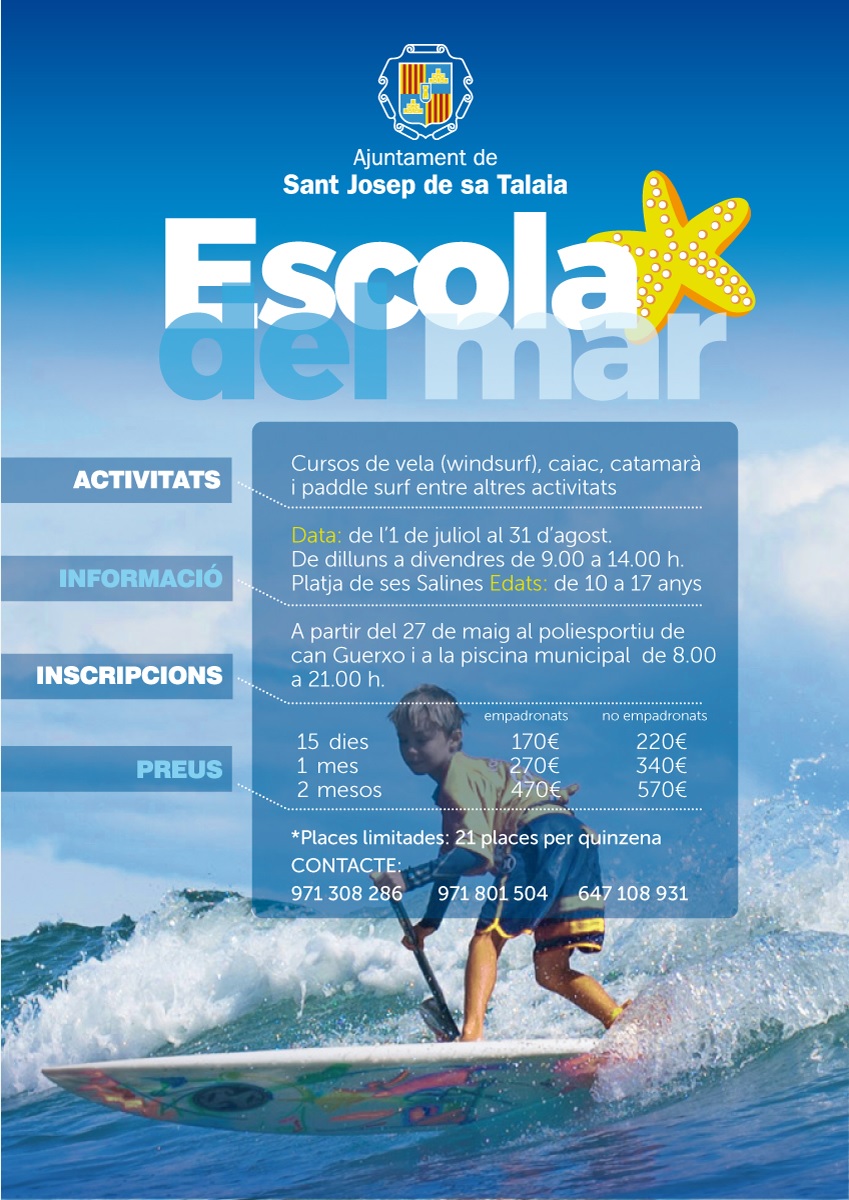 Se abre el Plazo de inscripciones para la Escuela del Mar. - Ajuntament ...