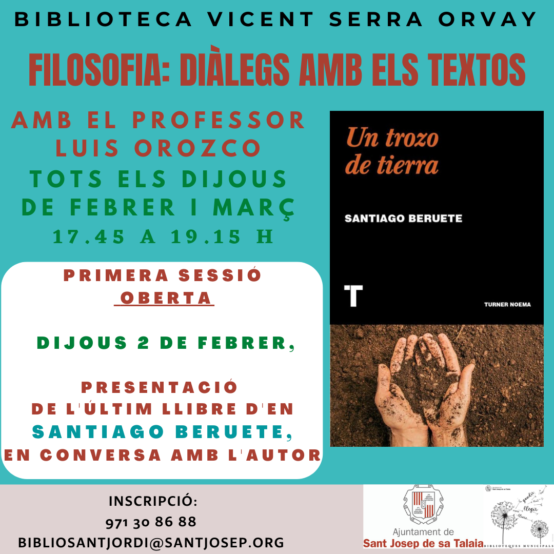 El filósofo y escritor Santiago Beruete presenta su último ensayo en el ...
