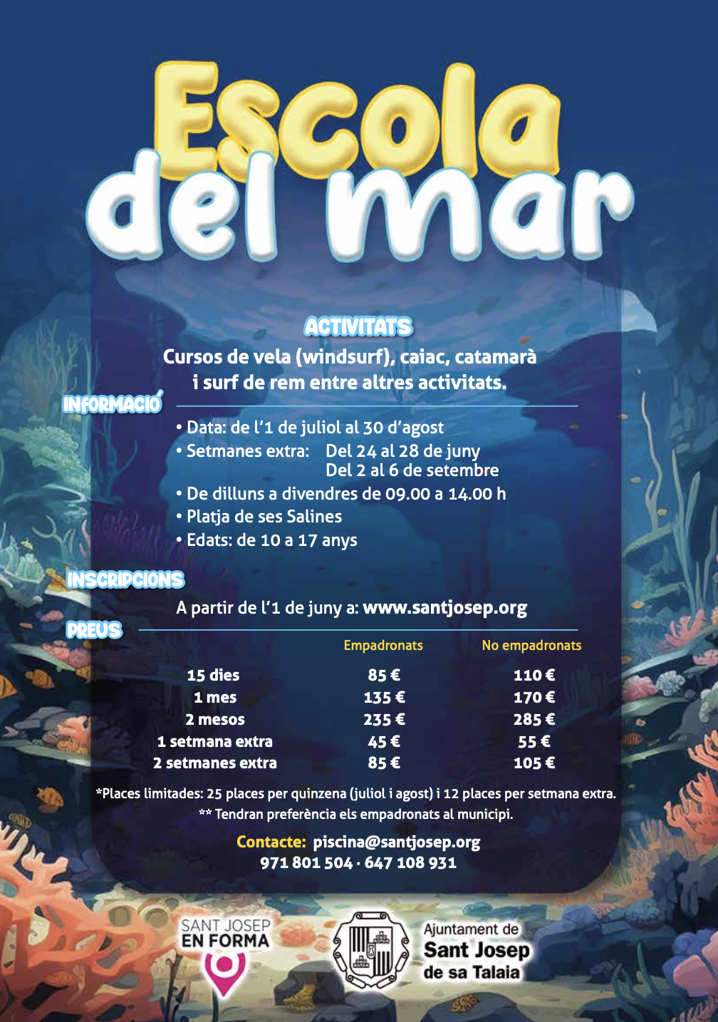 La Escola del Mar vuelve un año más a la playa de Ses Salines con ...