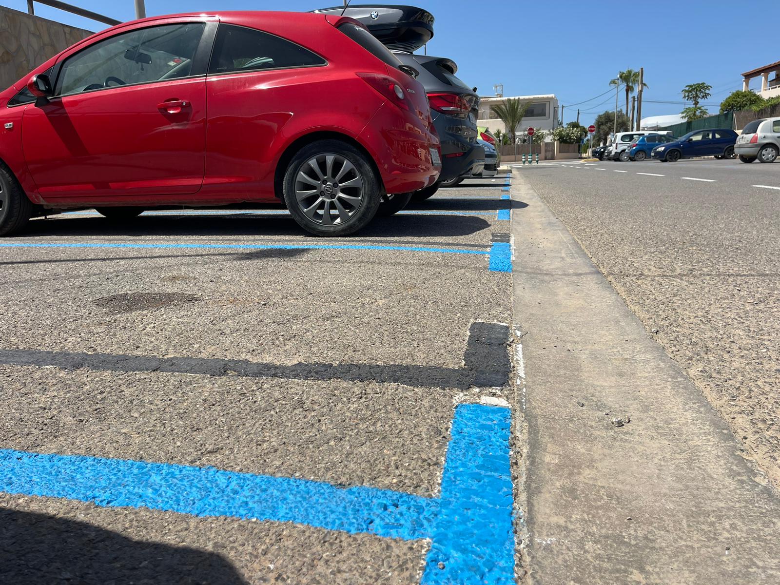 Comença a aplicar-se el control de la zona blava al nucli de Sant Jordi ...